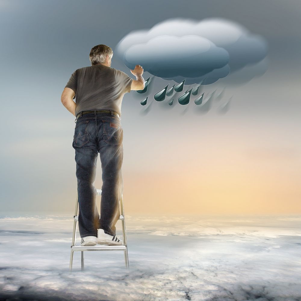 Regenmacher Foto & Bild | fotomontage, composing , fun Bilder auf fotocommunity