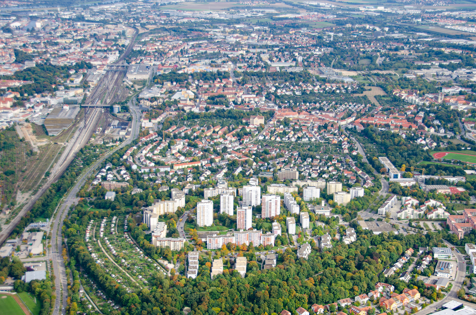 Regensburg aus der Luft Foto & Bild | world, bayern, deutschland Bilder ...