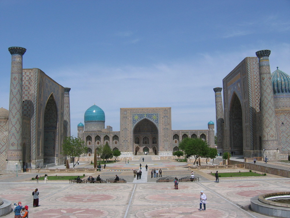 Registan Platz in Samarkand Foto & Bild | asia, central asia ...