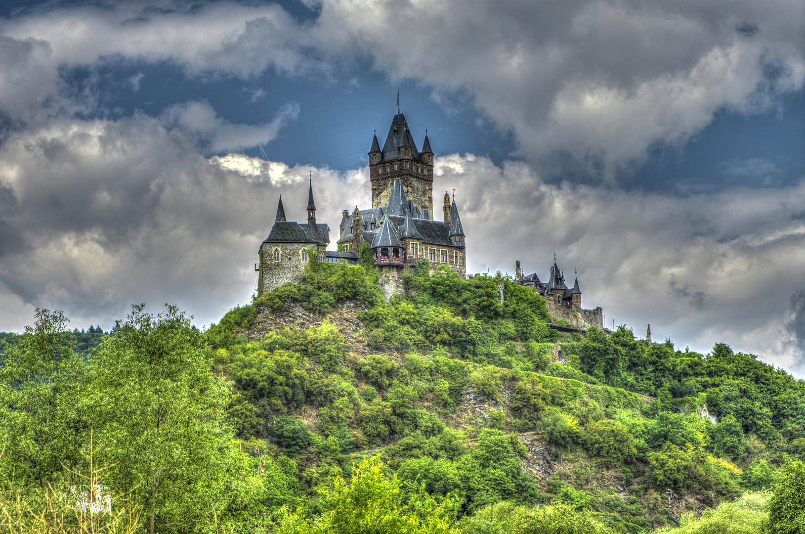 Reichsburg Cochem - Cochem Castle Foto & Bild | deutschland, europe ...