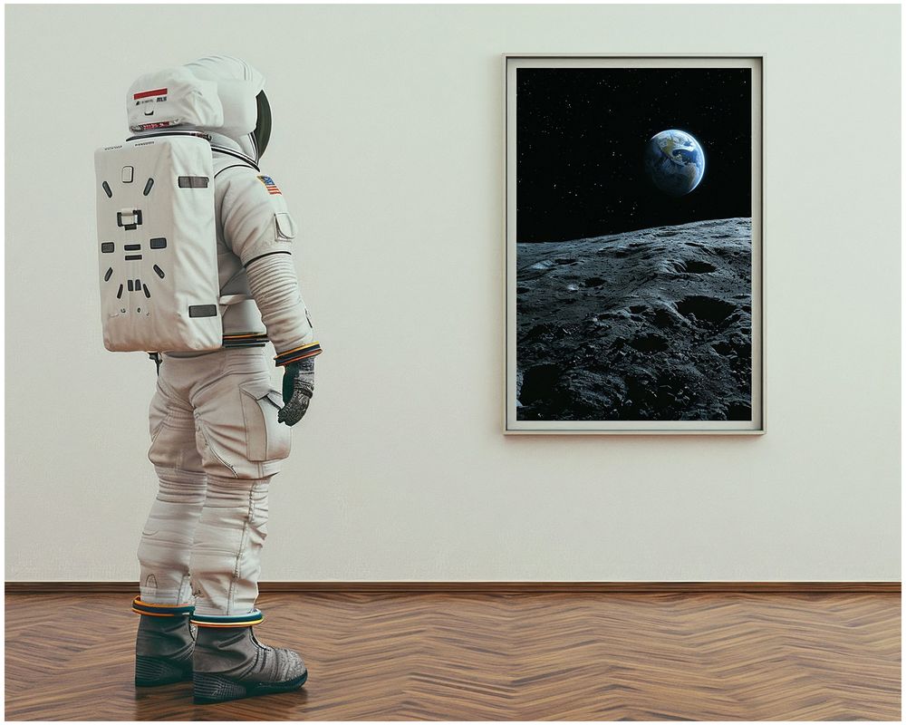 Reise zum Mond Foto & Bild | composing, digiart, mond Bilder auf fotocommunity