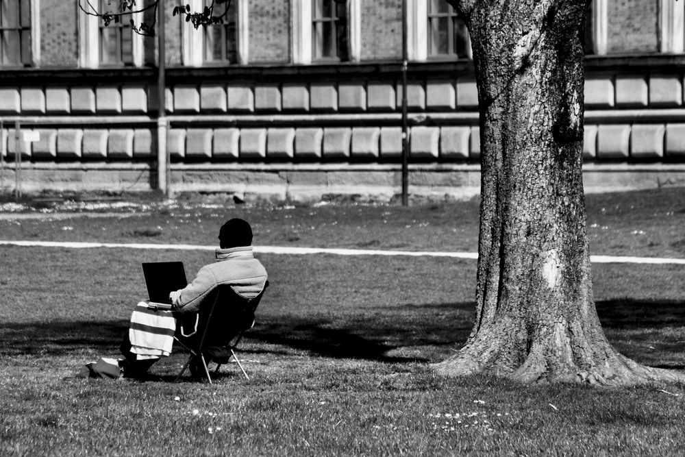relaxed work Foto & Bild | architektur, erwachsene menschen, streetfotografie mit menschen ...