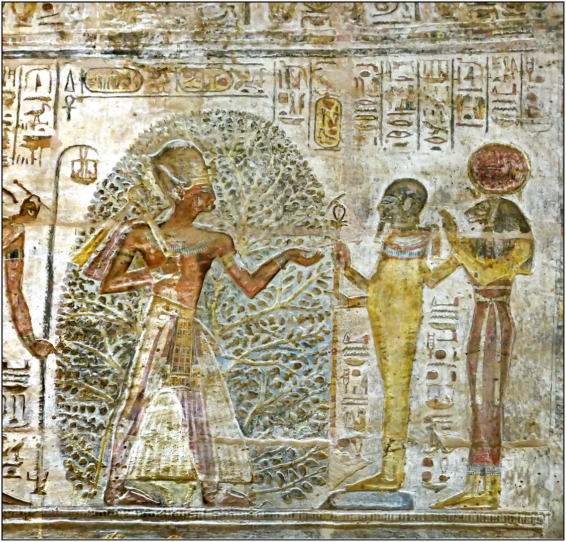 Relief im Amada-Tempel auf dem Nasser Stausee Foto & Bild | world ...