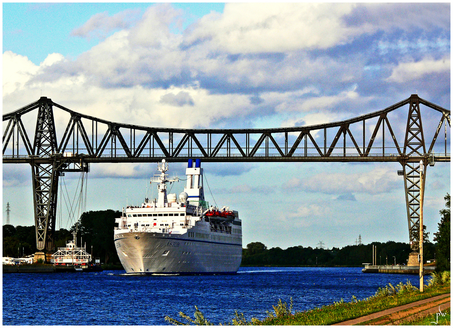 Rendsburg - Eisenbahnhochbrücke - Eiserne Lady Foto & Bild ...