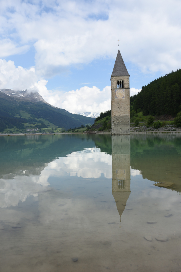 Reschensee Foto & Bild | landschaft, berge, bergseen Bilder auf ...