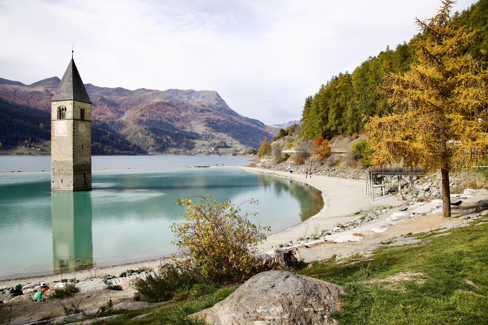 Reschensee Foto & Bild | landschaft, bach, fluss & see, see, teich ...