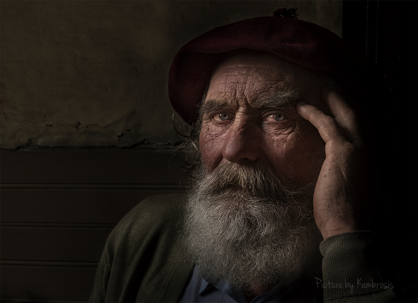 Retrato de señor con barba y boina Imagen & Foto | retratos, adultos ...