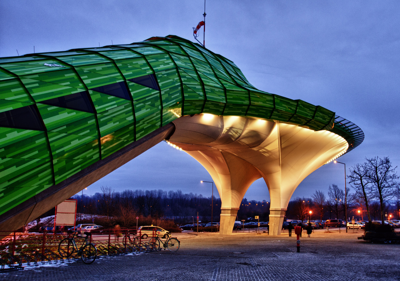 Rettungshubschrauberlandeplatz Klinikum Aachen Foto & Bild ...