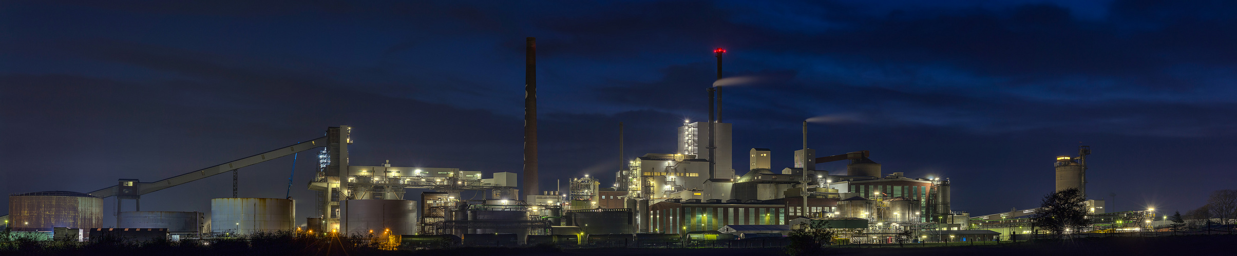 Rheinberg Solvay Panorama Foto & Bild | industrie und technik ...