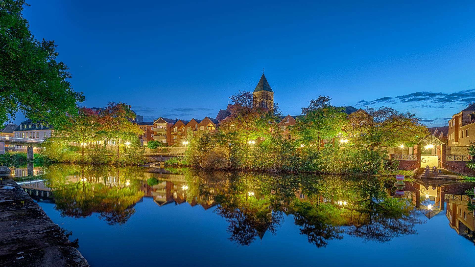 Rheine im Herbst Foto & Bild | architektur, deutschland, europe Bilder ...