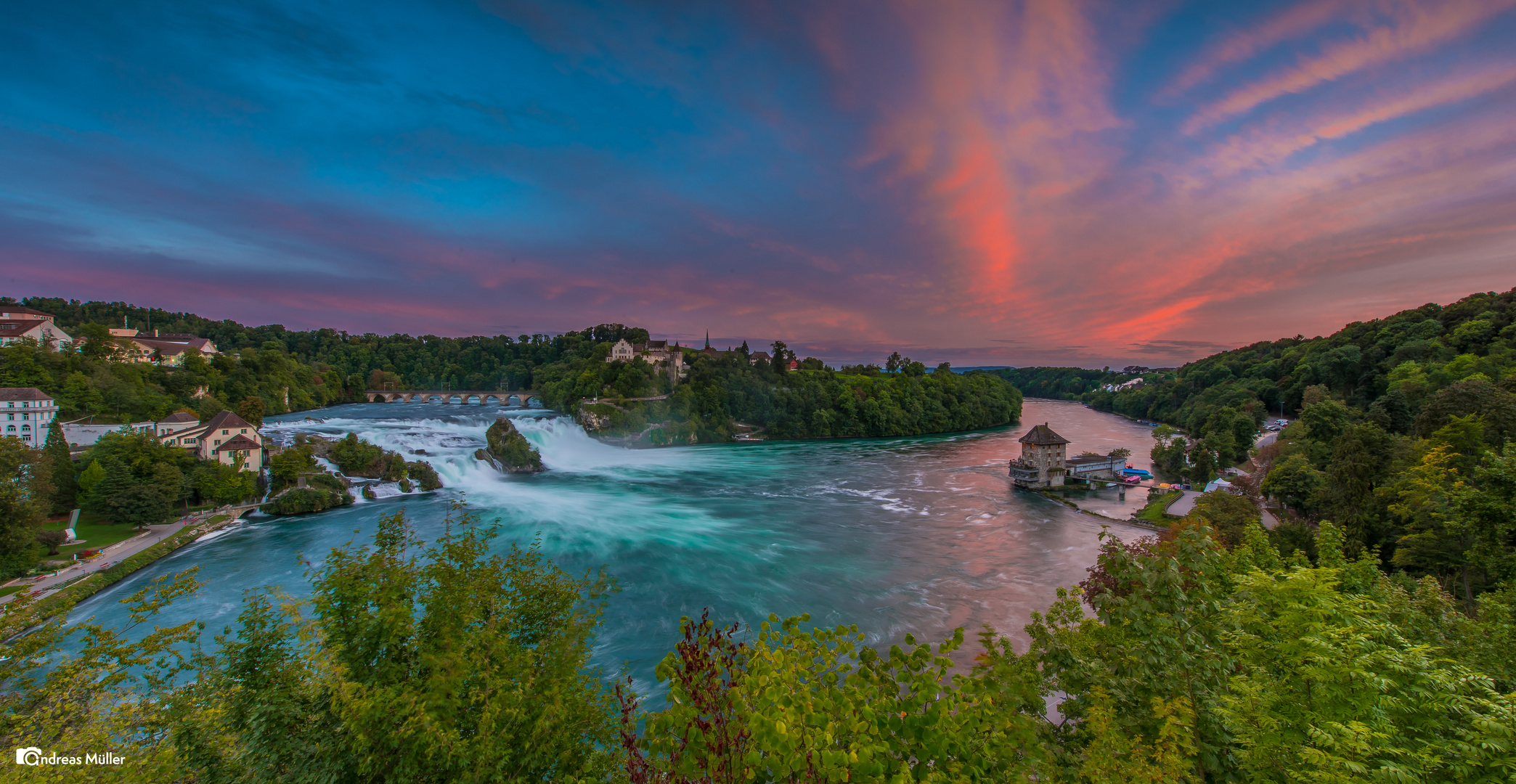 Rheinfall Foto & Bild | world, sonnenuntergang, outdoor Bilder auf ...