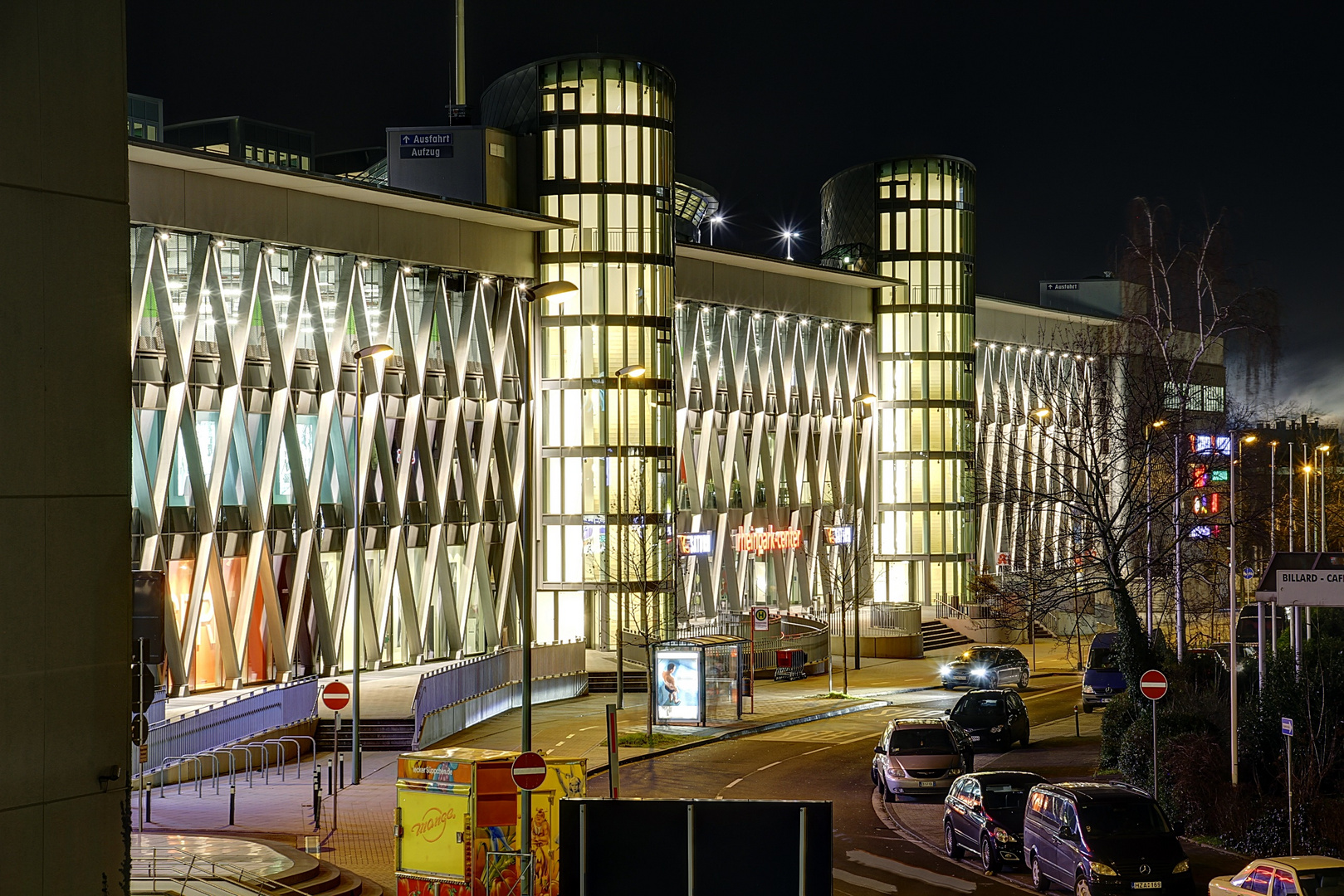 Rheinparkcenter Neuss Foto & Bild | architektur, architektur bei nacht ...
