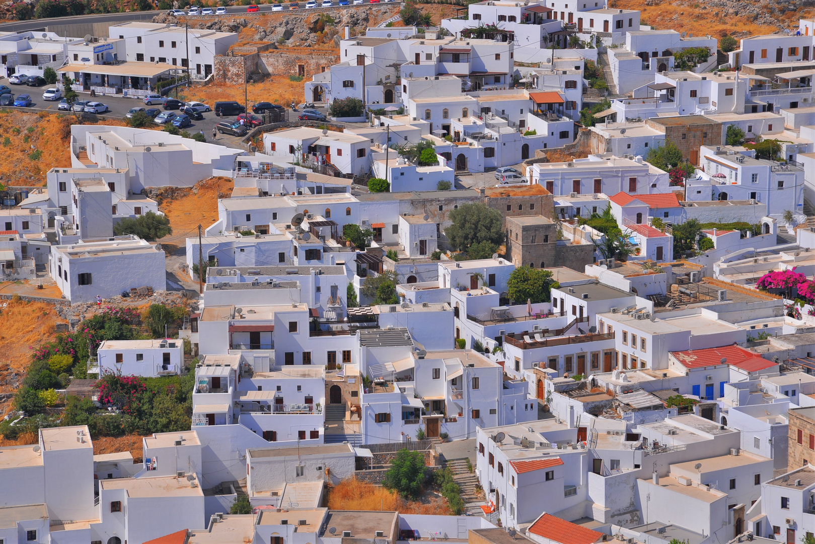 Rhodos, die weißen Häuser von Lindos Foto & Bild | architektur, motive ...