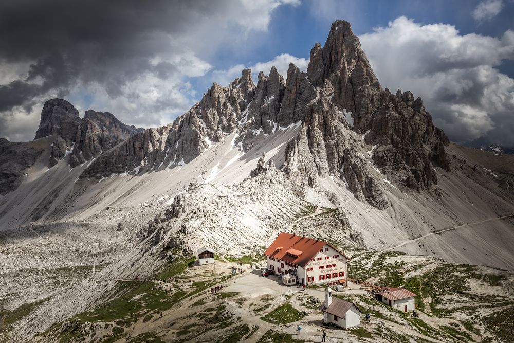 Rifugio Locatelli-dolomiti Veneto Foto % Immagini| paesaggi, montagna ...