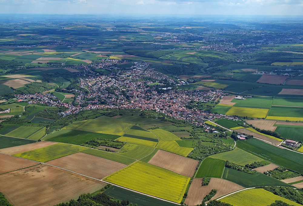 Rimpar Foto & Bild | landschaft, luftaufnahmen, natur Bilder auf ...