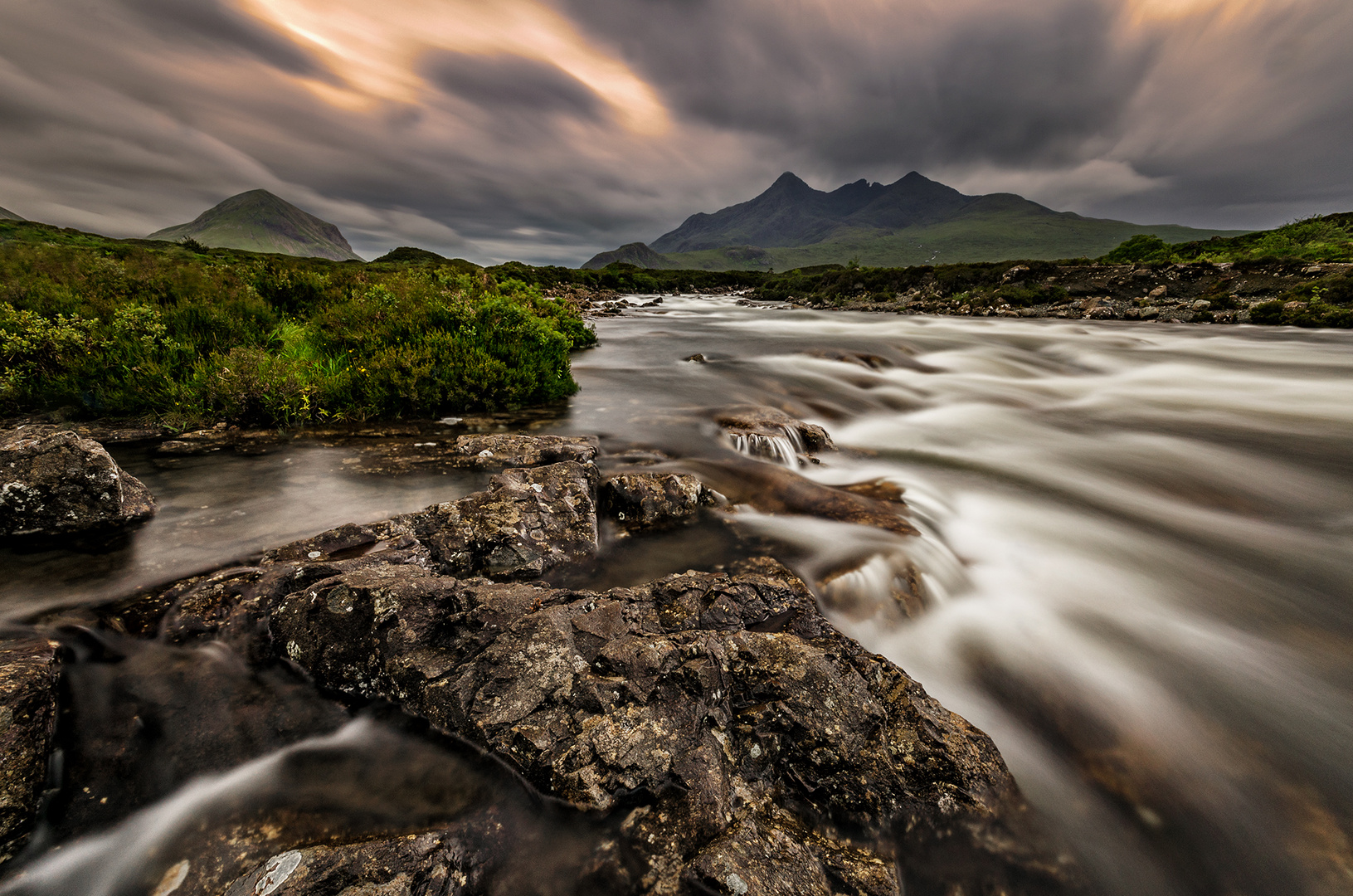 River Sligachan Foto & Bild | landschaft, sonnenuntergang, schottland ...