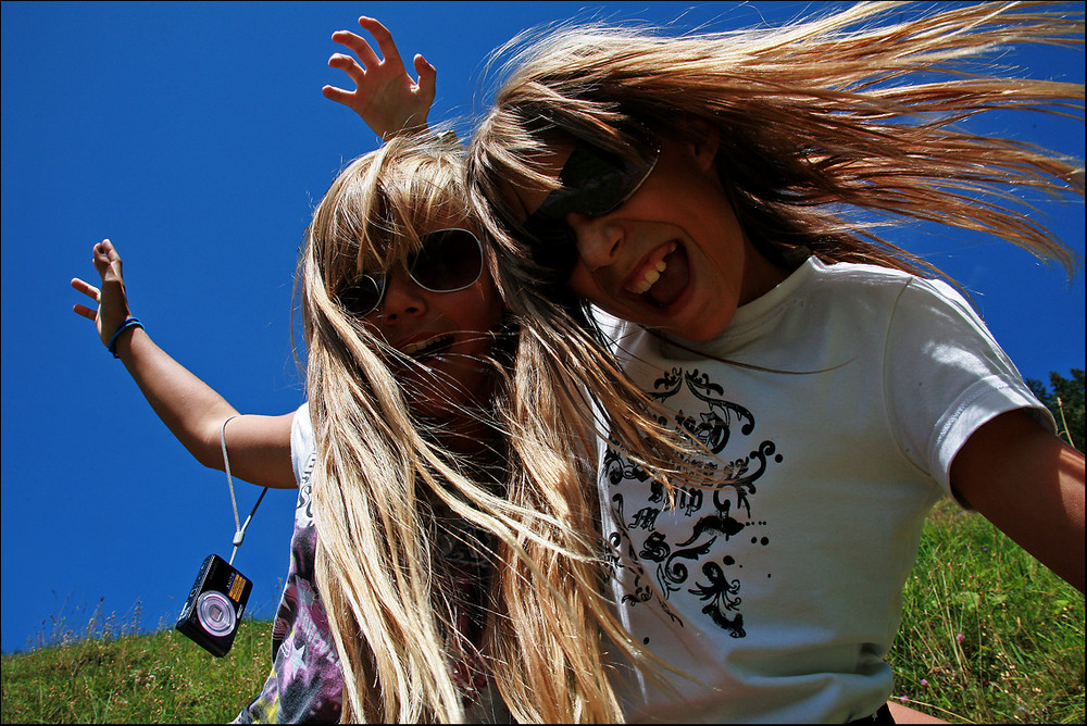 Rocking Girls Foto & Bild | kinder, kinder im schulalter, menschen ...