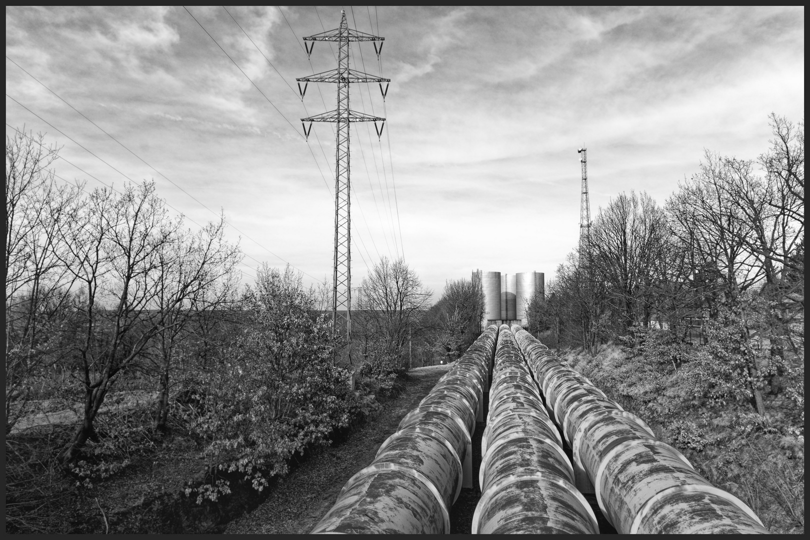 Rohrleitung Oberwartha Foto & Bild | energie, industrie, motive Bilder ...