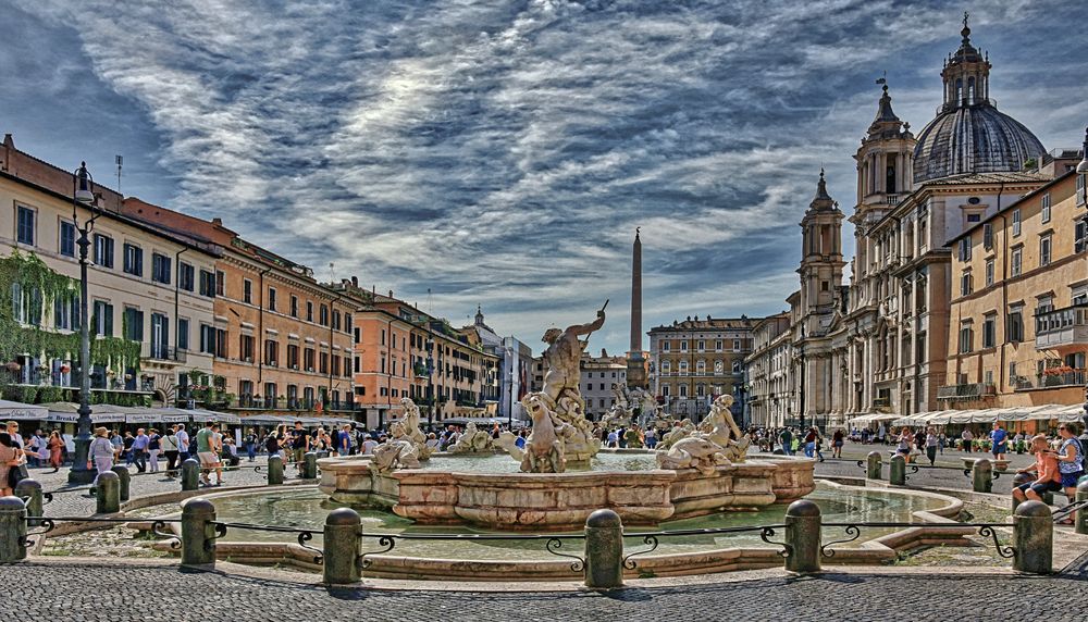ROM - Piazza Navona - Foto & Bild | city, italy, street Bilder auf ...