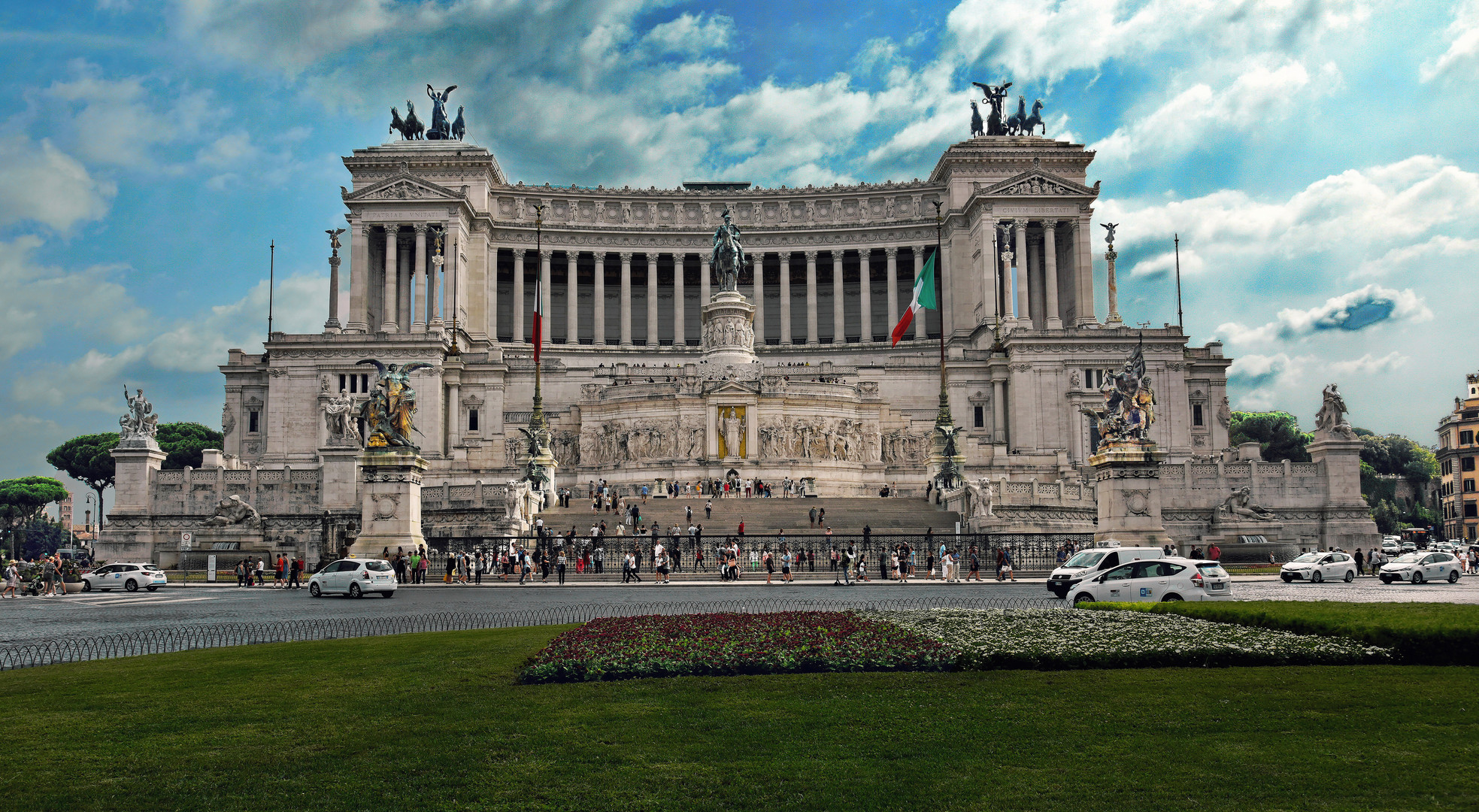 Rom – Piazza Venezia & Monumento Vittorio Emanuele II Foto & Bild ...