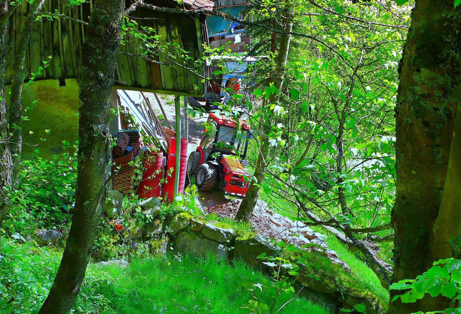 Rot-grün Foto & Bild | industrie und technik, landschaft, lebensräume ...