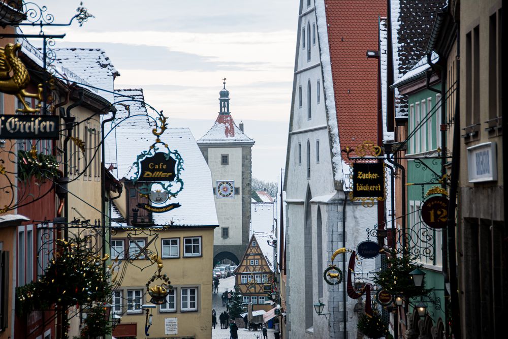 Rothenburg o.d.T Foto & Bild | city, world, winter Bilder auf fotocommunity