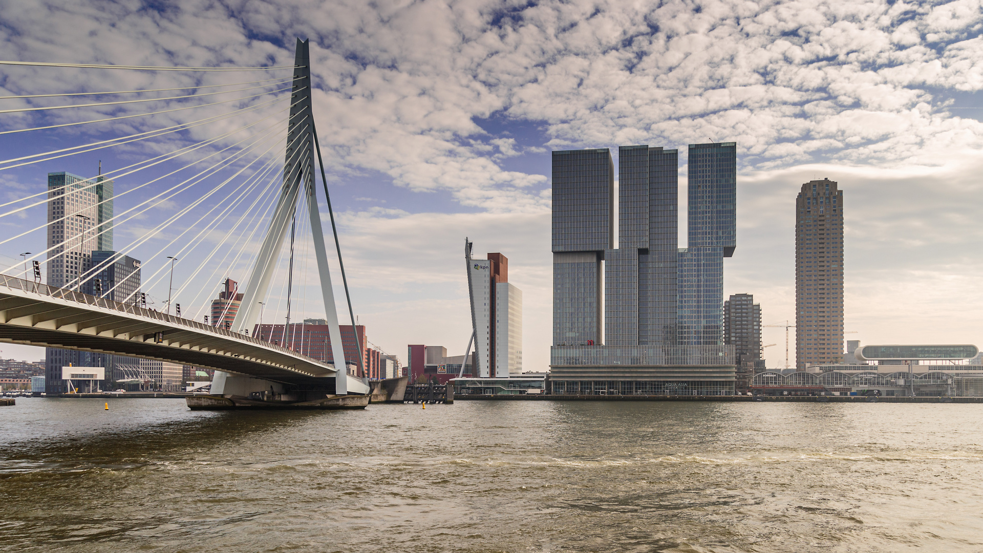 Rotterdam | Erasmusbrug | KPN Tower Foto & Bild | architektur, europe ...