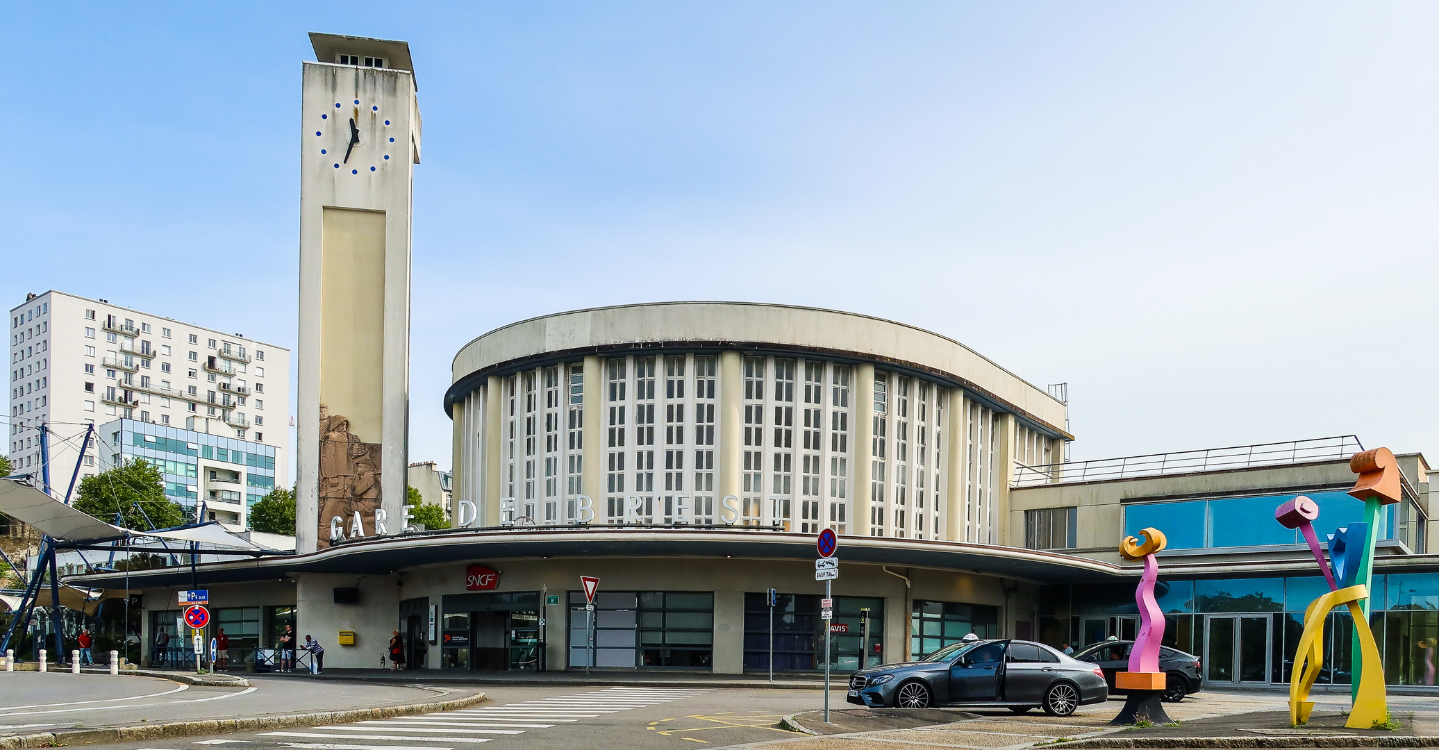 Rotunde mit Turm Foto & Bild | bahnhof, turm, architektur Bilder auf ...