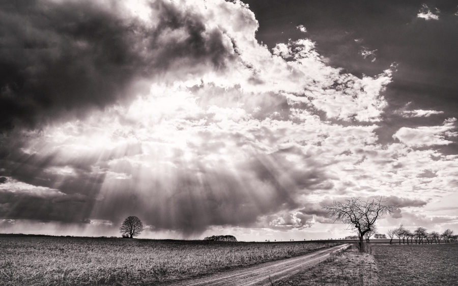 Ruhe Foto & Bild | landschaft, wege und pfade, wolken Bilder auf ...