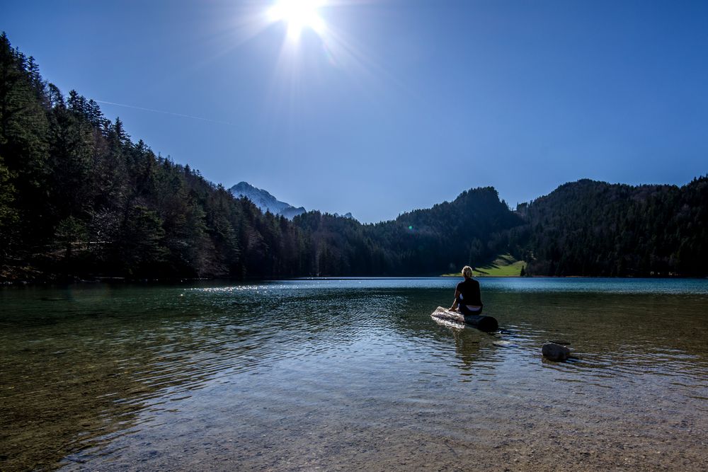 Ruhe und Stille Foto & Bild | erwachsene menschen, landschaft, berge ...