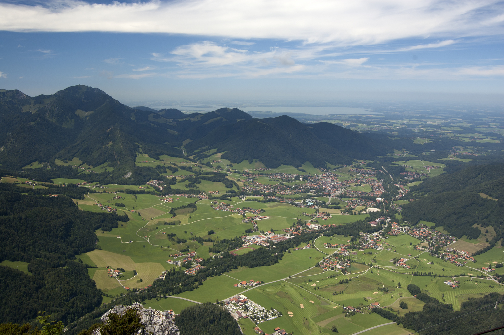 Ruhpolding vom Rauschberg aus Foto & Bild | landschaft, berge, bergseen ...