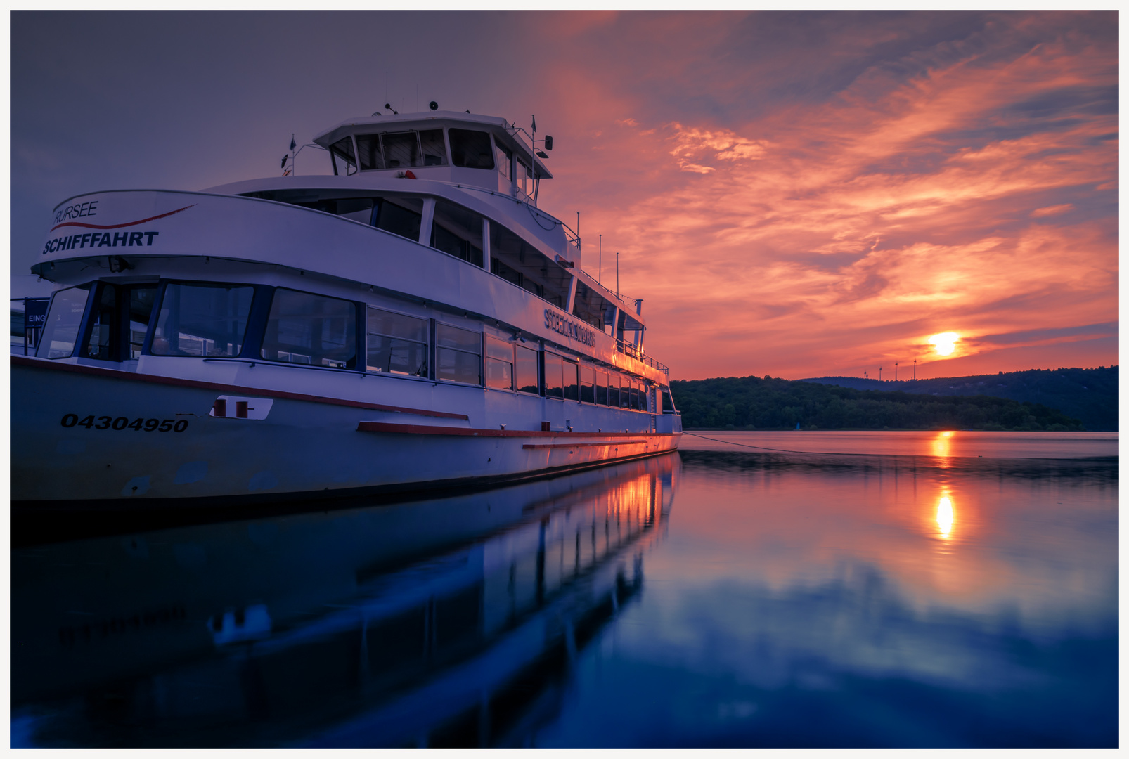 Rursee Schifffahrt Foto & Bild | world, sonnenuntergang, natur Bilder ...
