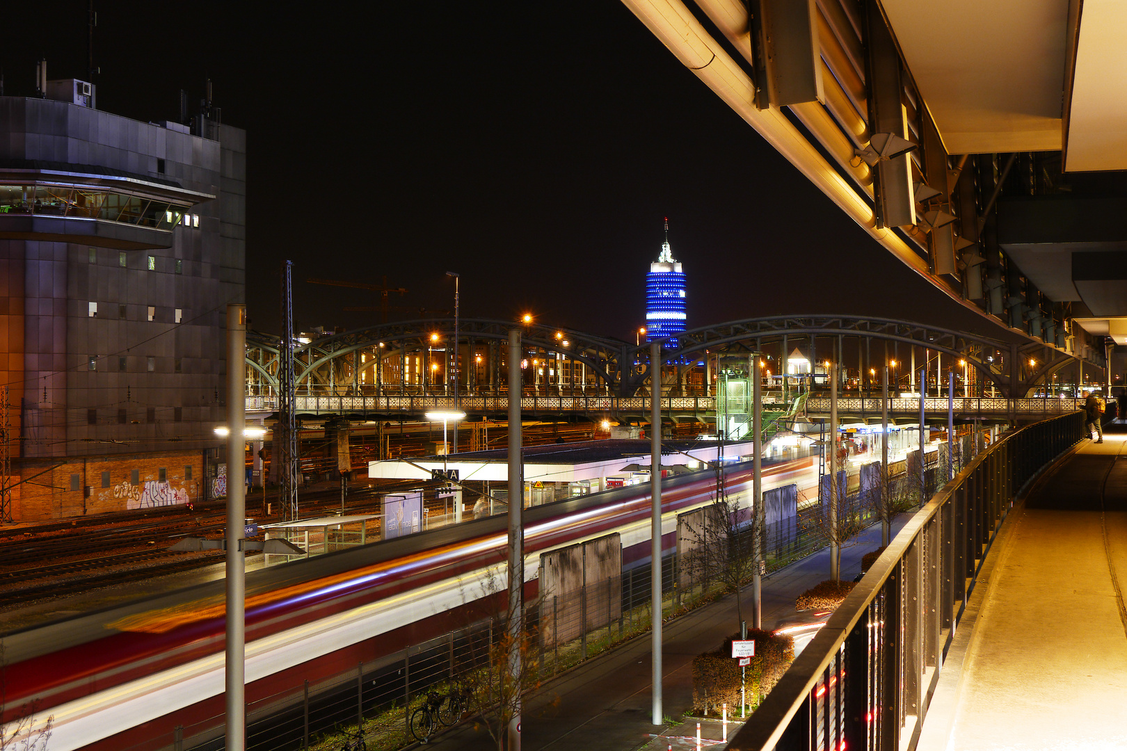 S-Bahn-Station Hackerbrücke Foto & Bild | city, münchen, nacht Bilder ...