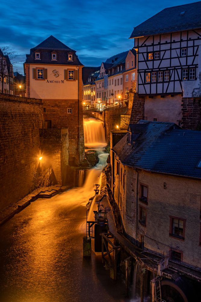 Saarburg zur blauen Stunde Foto & Bild | deutschland, europe, rheinland-pfalz Bilder auf ...