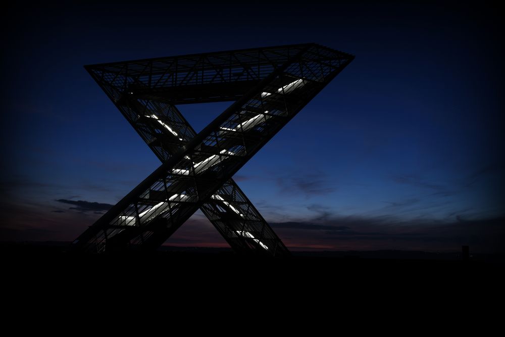 Saarpolygon Foto & Bild | bergbau, denkmal, saarland Bilder auf ...