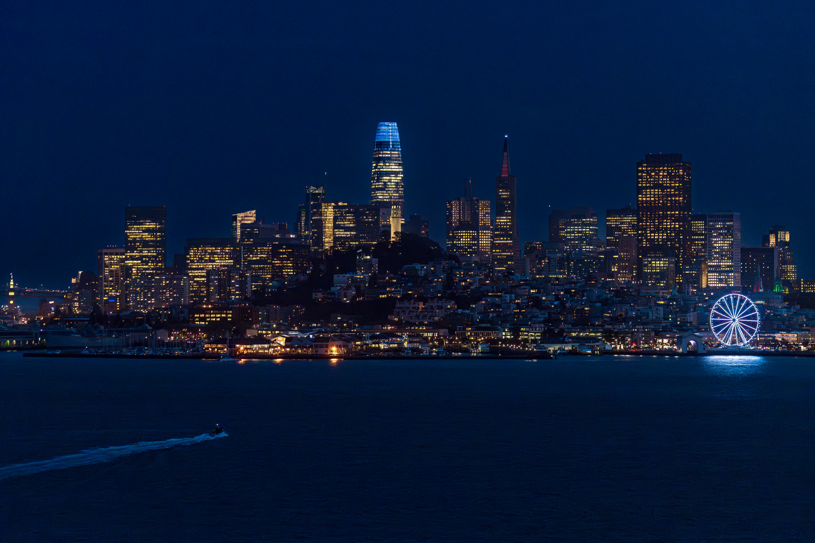 San Francisco´s Skyline by Night Foto & Bild | fotos, city, usa Bilder ...