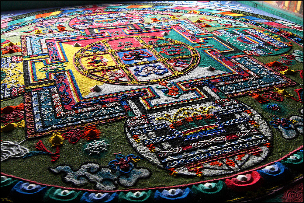 sand-mandala Foto & Bild | asia, india, south asia Bilder auf fotocommunity