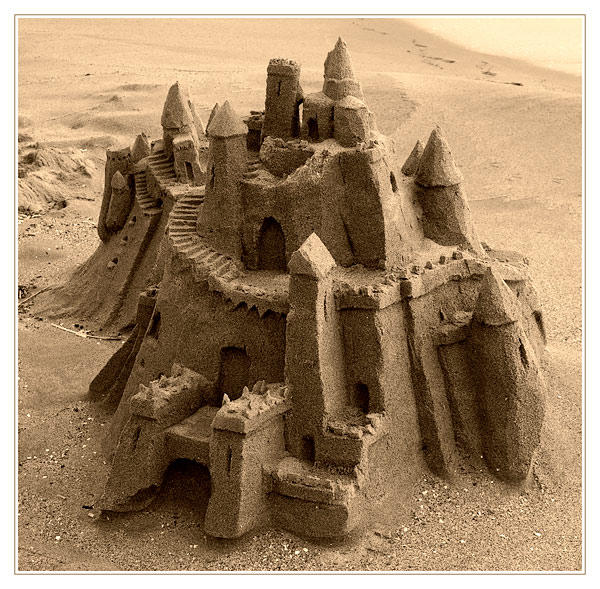 Sandburg Foto & Bild | landschaft, meer & strand, architektur Bilder ...