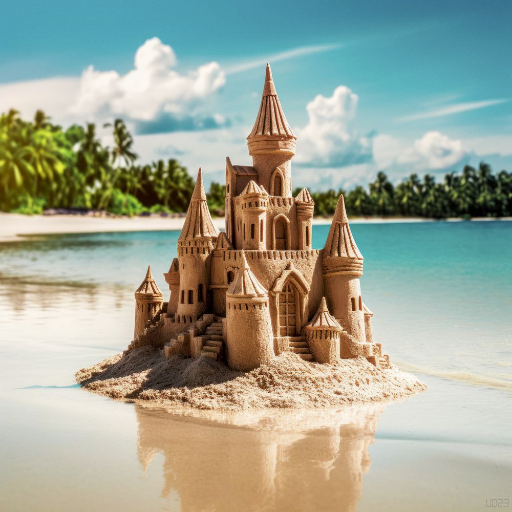 Sandiges Kunstwerk Foto & Bild | ki-generierte bilder, ki-montagen, composing Bilder auf ...