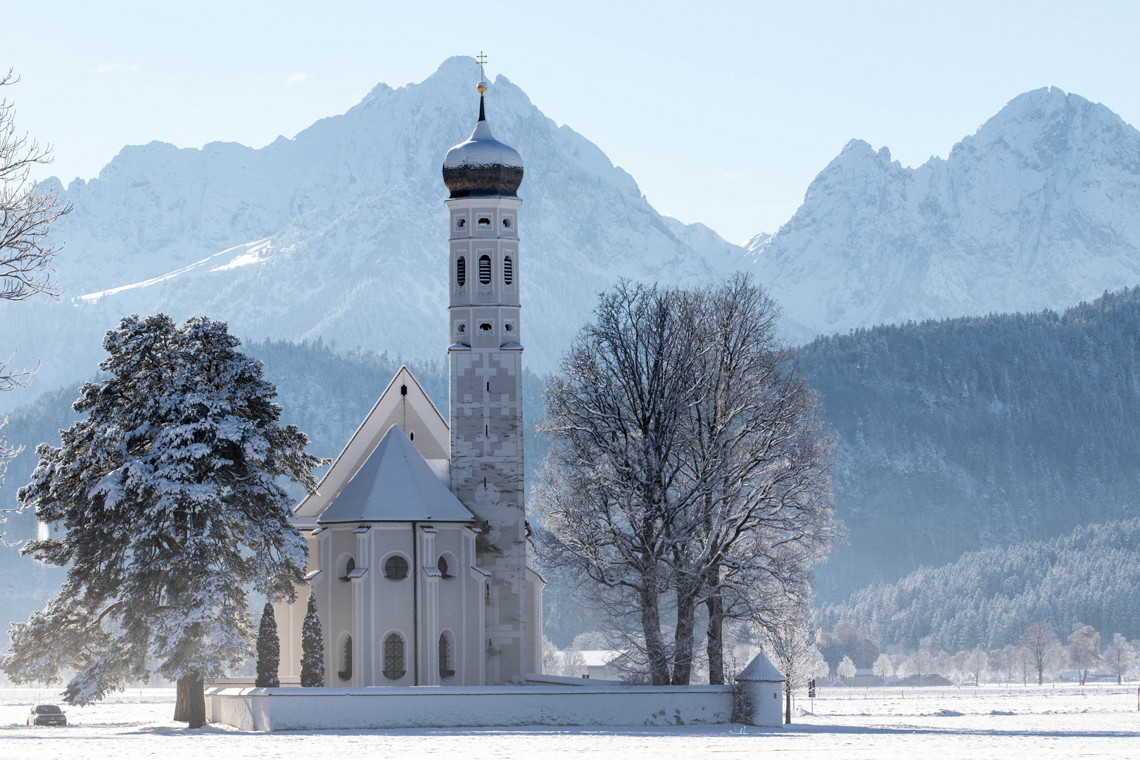 Sankt Coloman... Foto & Bild | architektur, jahreszeiten, winter Bilder ...