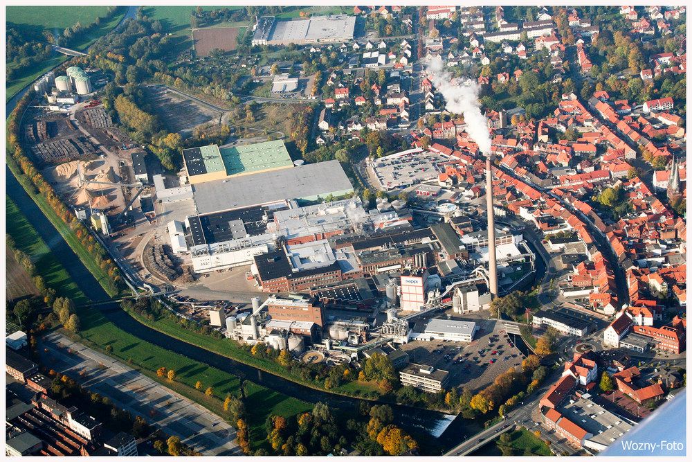 Sappi Alfeld Luftaufnahme Foto & Bild | deutschland, europe ...