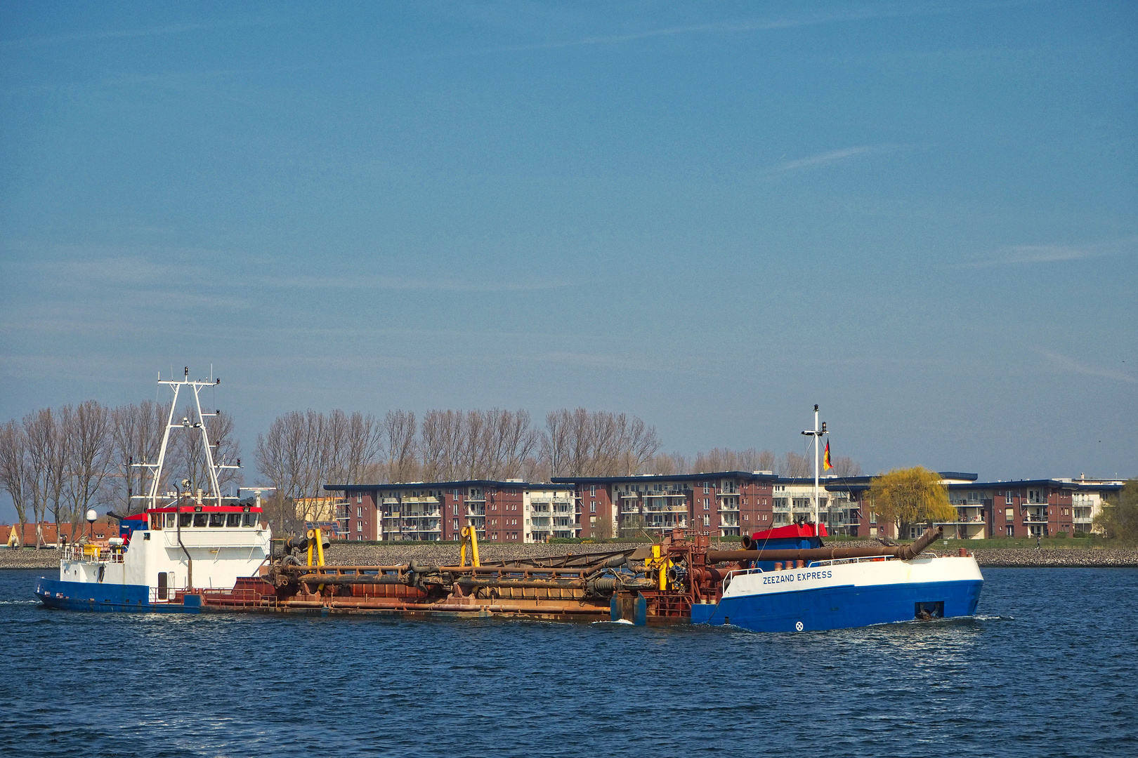 Saugbagger Zeezand Express Foto & Bild | schiffe und seewege ...