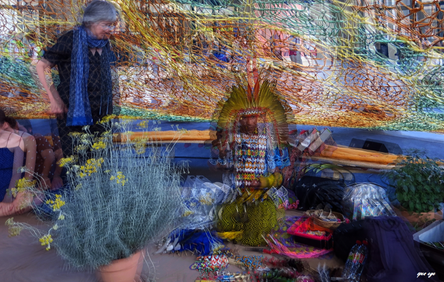 Schamane - Gaia Mother Tree - Zürich Bahnhofshalle Schweiz Foto & Bild ...