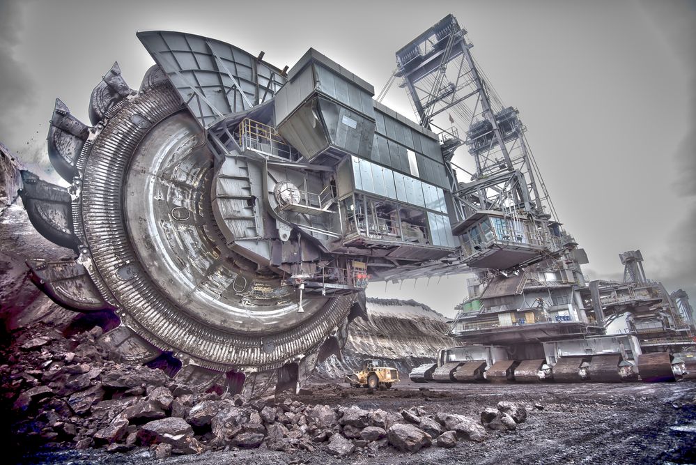 Schaufelradbagger 285 Foto & Bild | industrie und technik, bergbau ...