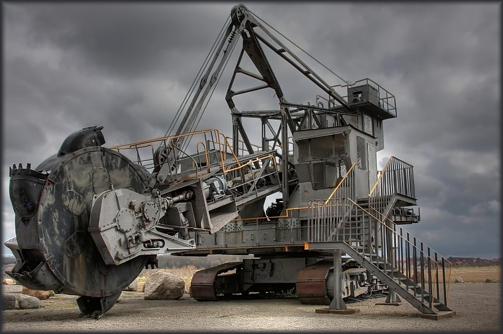 Schaufelradbagger... Foto & Bild | industrie und technik, bergbau ...