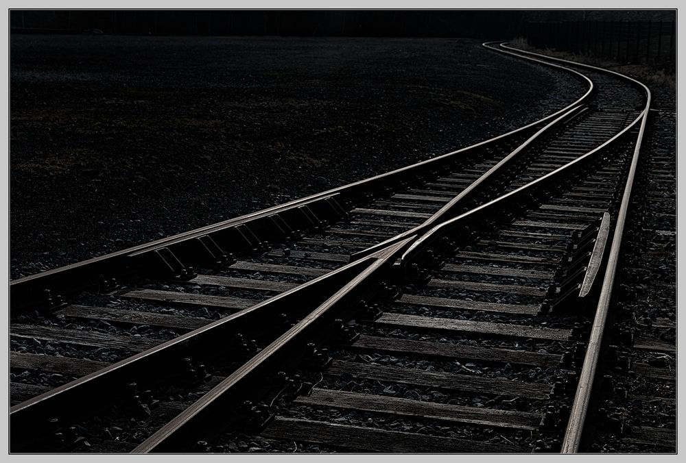 Schienen Foto & Bild | abstraktes, gleise, linien Bilder auf fotocommunity