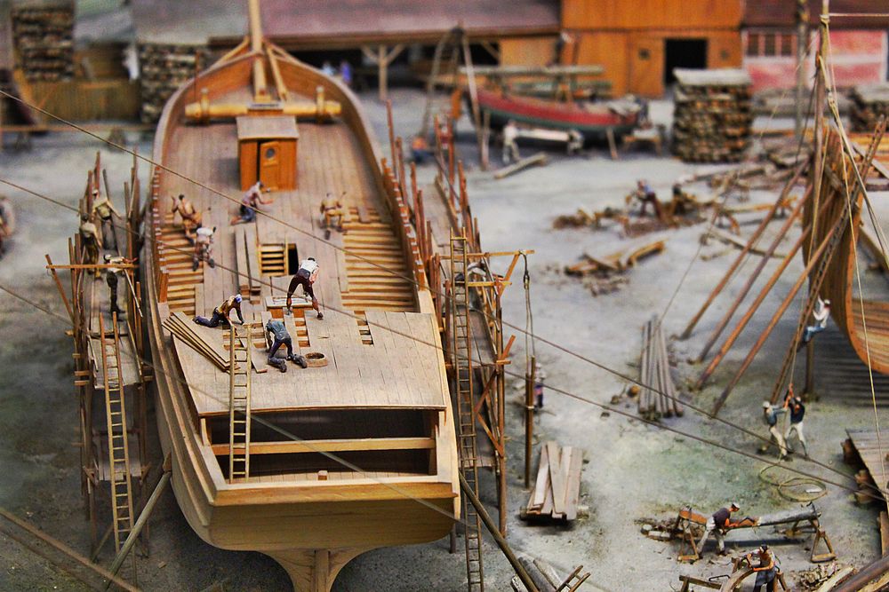 Schiffbau früher Foto & Bild | schiffe und seewege, verkehr & fahrzeuge ...