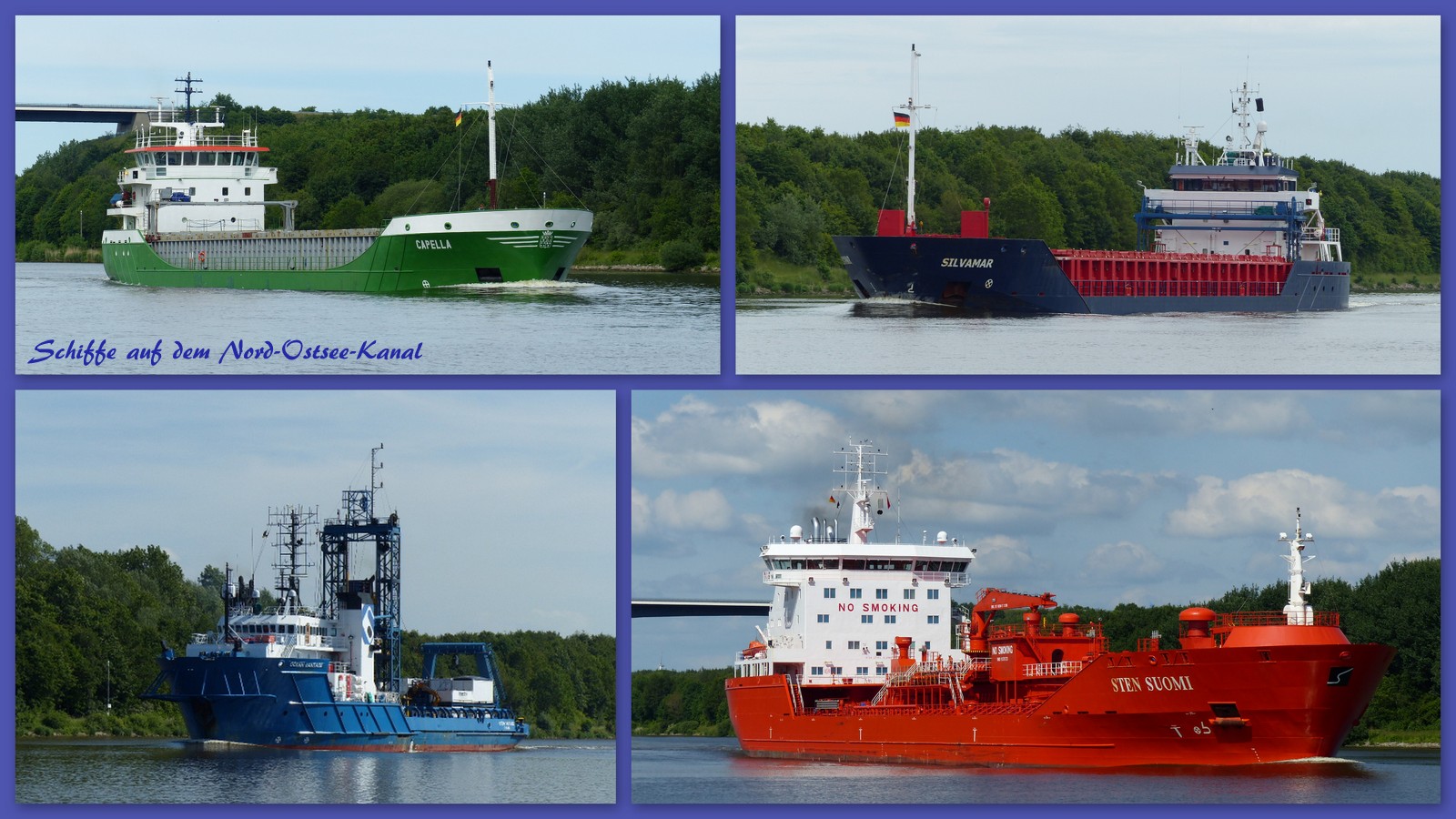 Schiffe auf dem Nord-Ostsee-Kanal Foto & Bild | world, spezial, europa Bilder auf fotocommunity