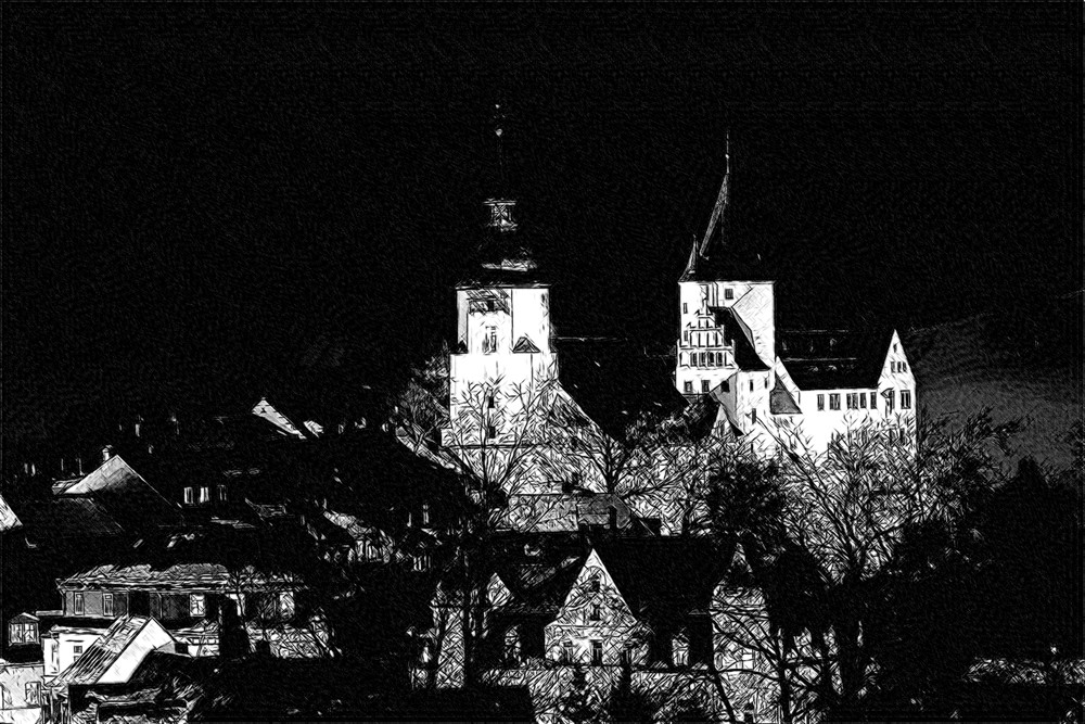 Schloss Foto & Bild | architektur, architektur bei nacht, motive Bilder auf fotocommunity
