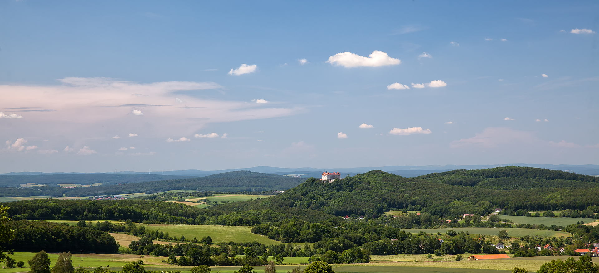Schloss Bieberstein Foto & Bild | schloss, panorama, natur Bilder auf ...